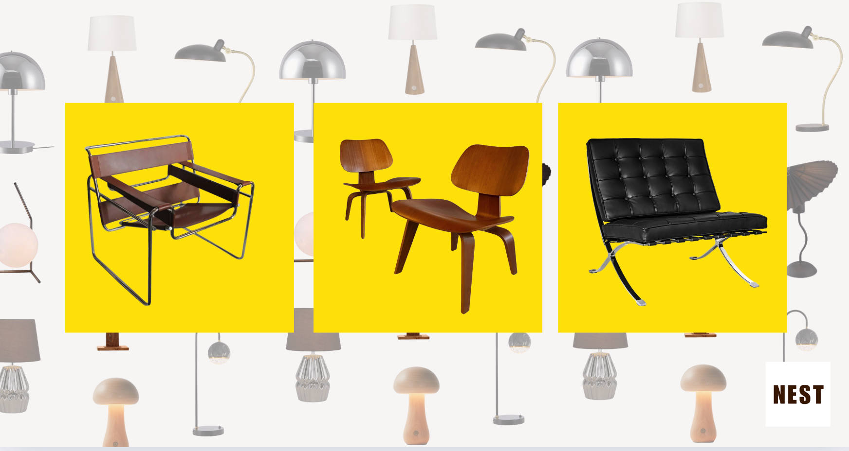 Matching Lamps for Iconic Mid Century Modern Chairs | Nest Shop Blog